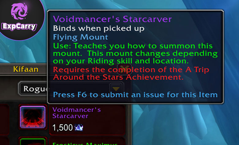 Voidmancer's Starcarver Guide: WoW Mount